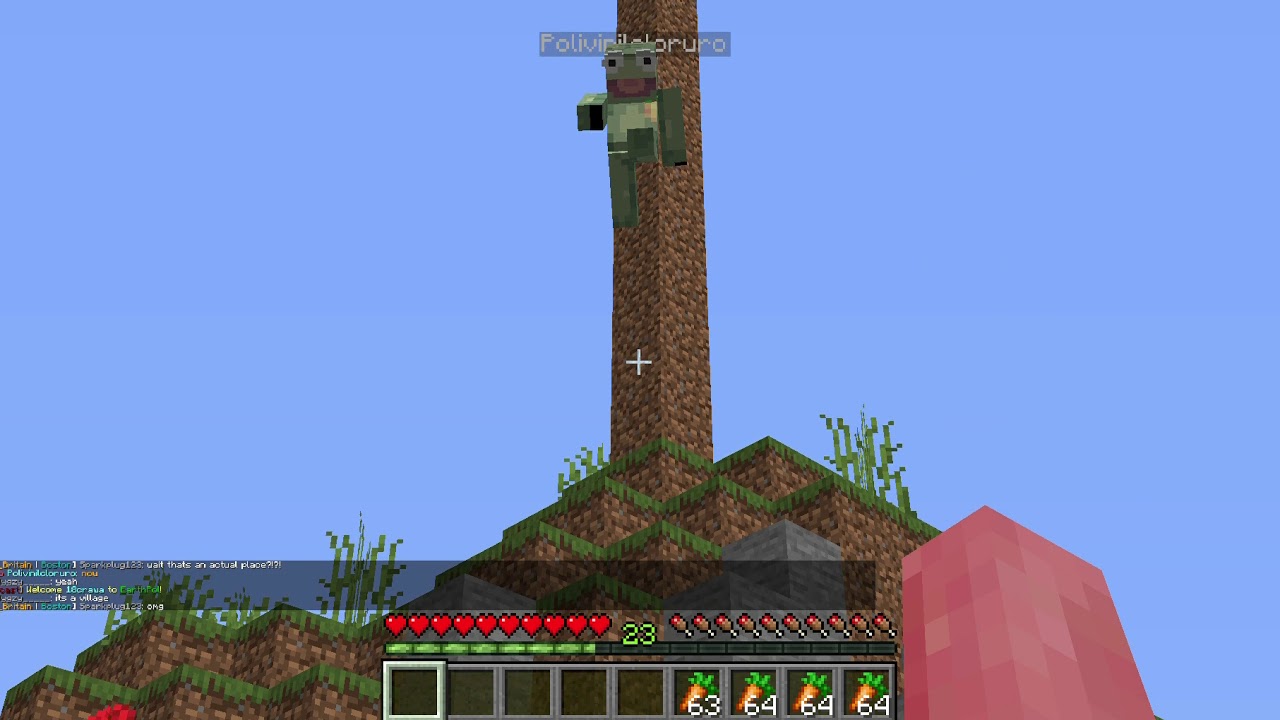 Minecraft Kermit jumping off building remake - YouTube