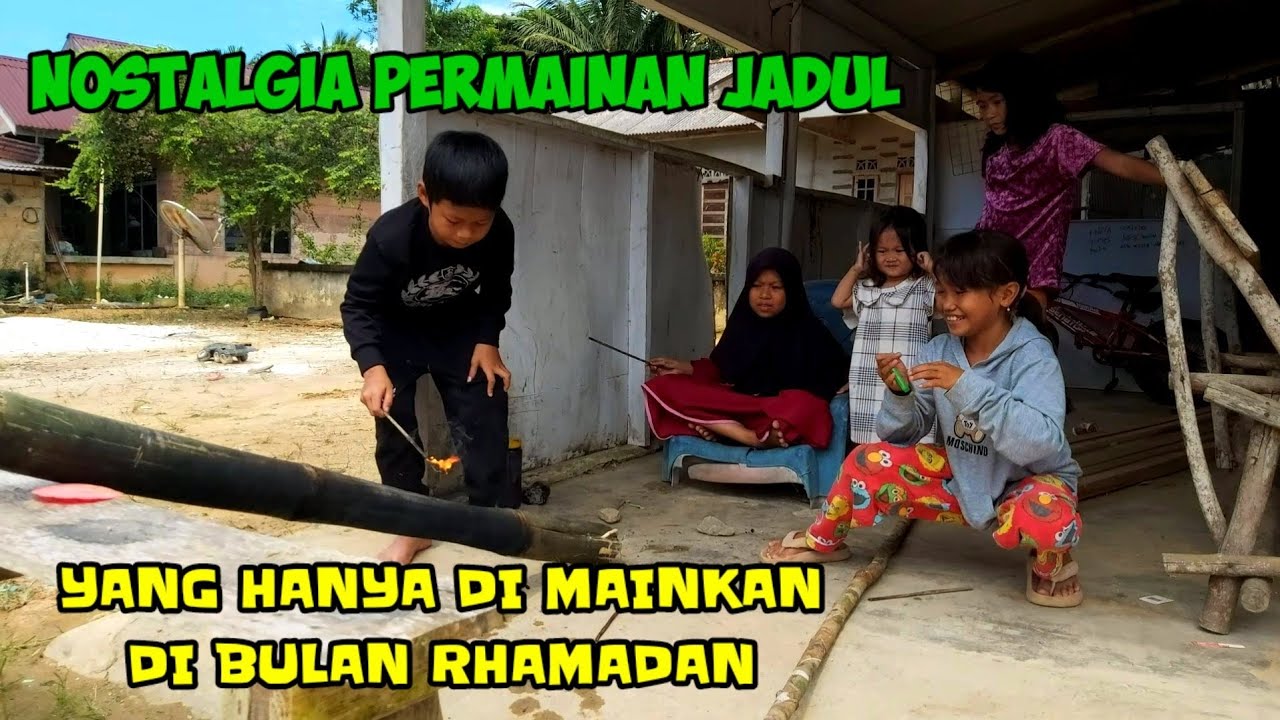 BERMAIN MERIAM BAMBU BULUH SETIAP BULAN RHAMADAN MAINAN JADUL NOSTALGIA ...