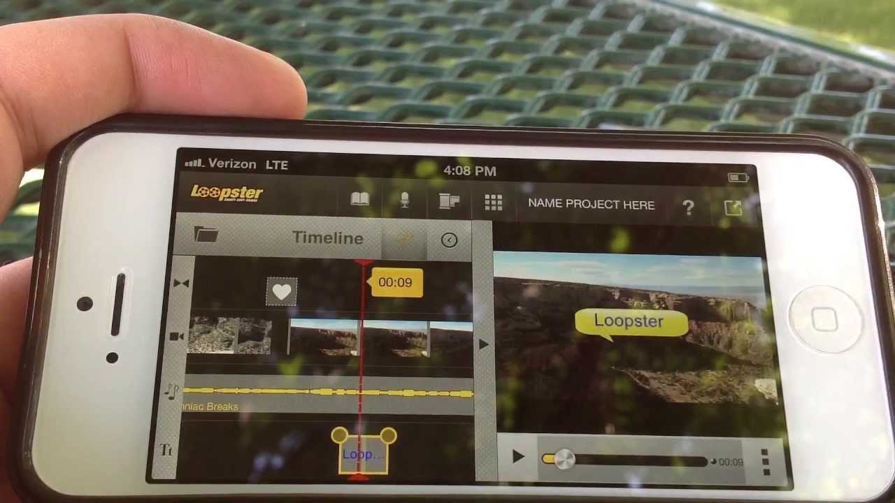 Loopster Shared Video Editor iPhone App Demo - YouTube