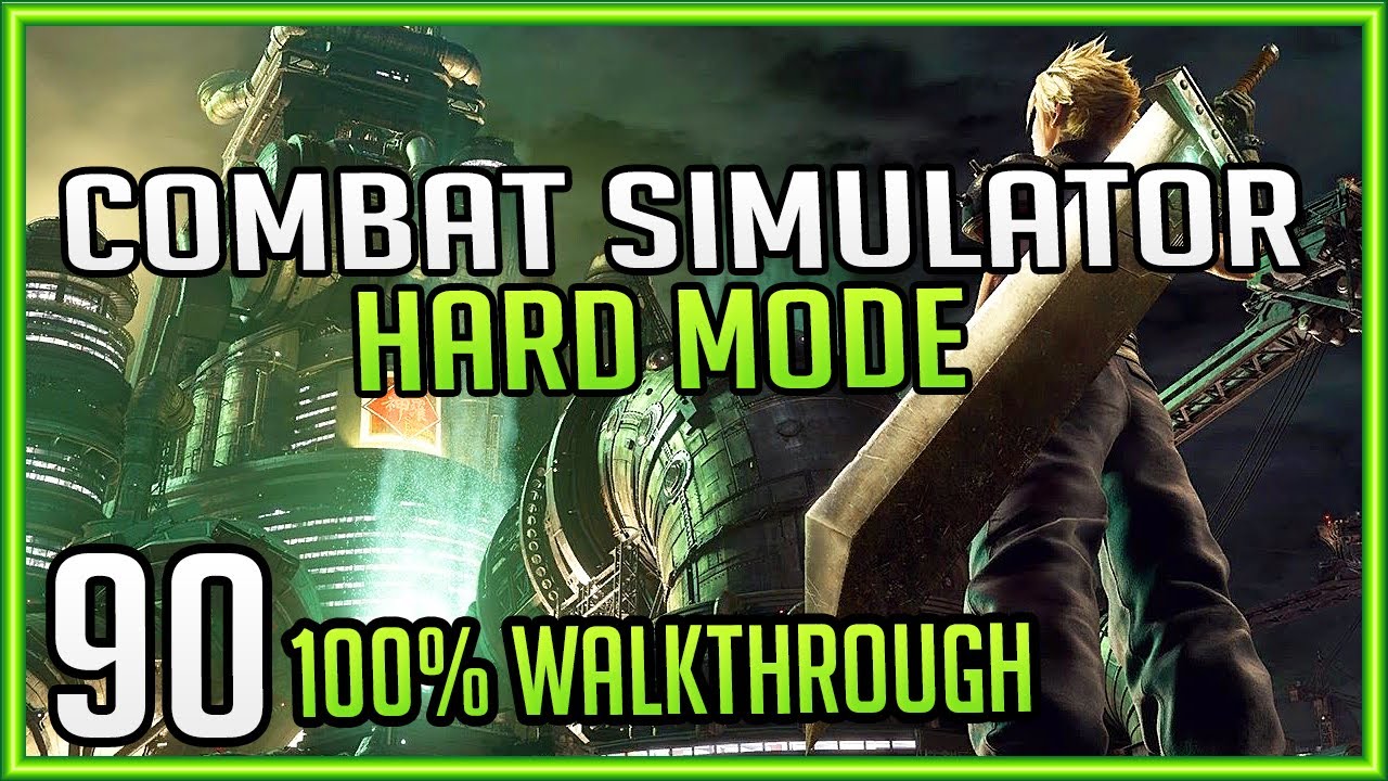 Combat Simulator & Bad Breath Enemy Skill (HARD) FF7 REMAKE 100% ...