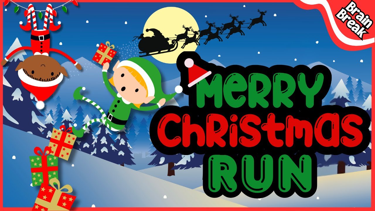 🏃‍♂️🎄 Christmas Chase ️ | Christmas Brain Break | Elf Chase | Yoga for ...