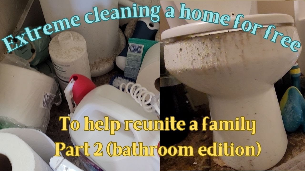 Extreme cleaning a home for FREE to help reunite a family...part 2 ...