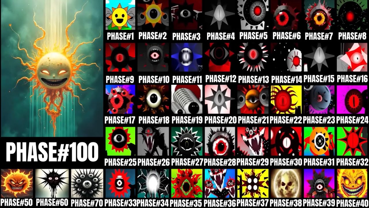 Incredibox Sprunki - Phases 1-100 - All Characters (Bonus Mode) - YouTube
