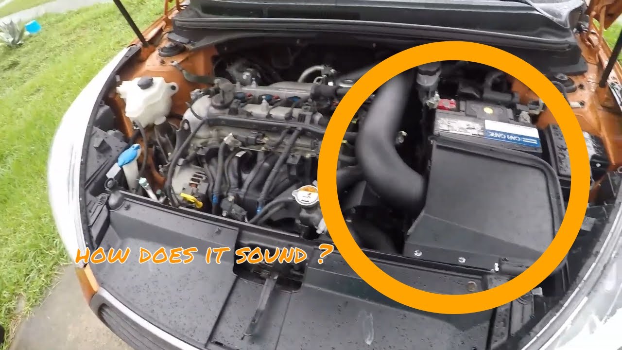 Veloster Turbo / Stock vs Intake sound - YouTube