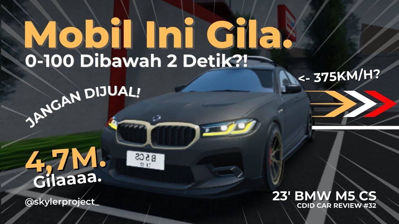 0-100 Dibawah 2 Detik?! Kenceng Parah. || 23' BMW M5 CS - CDID CAR ...