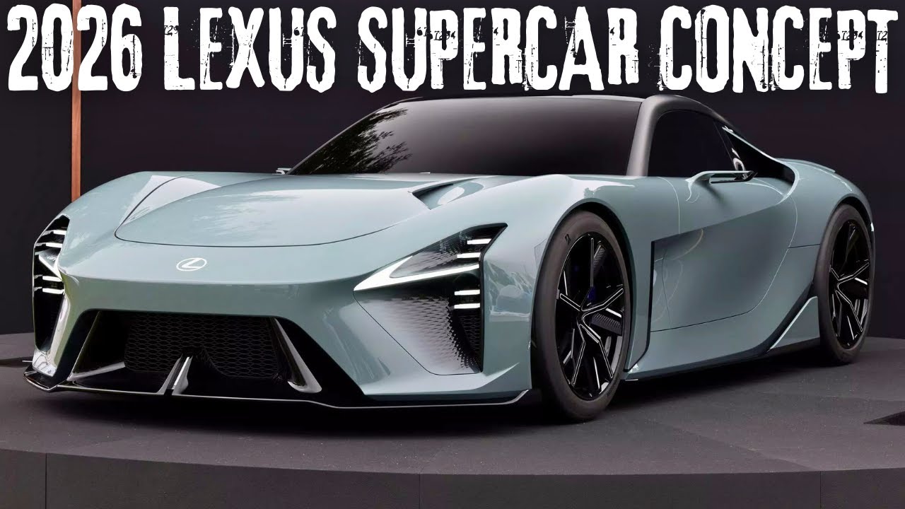 New Lexus Supercar Concept Debuts What Could Be The Successor To The ...