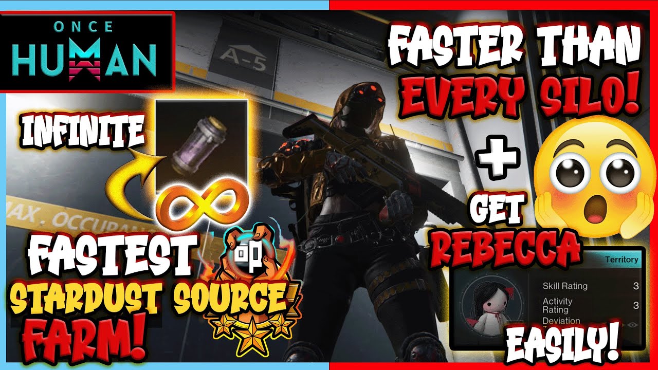 Fastest Stardust source farm in Once Human! | How to solo farm Rebecca ...