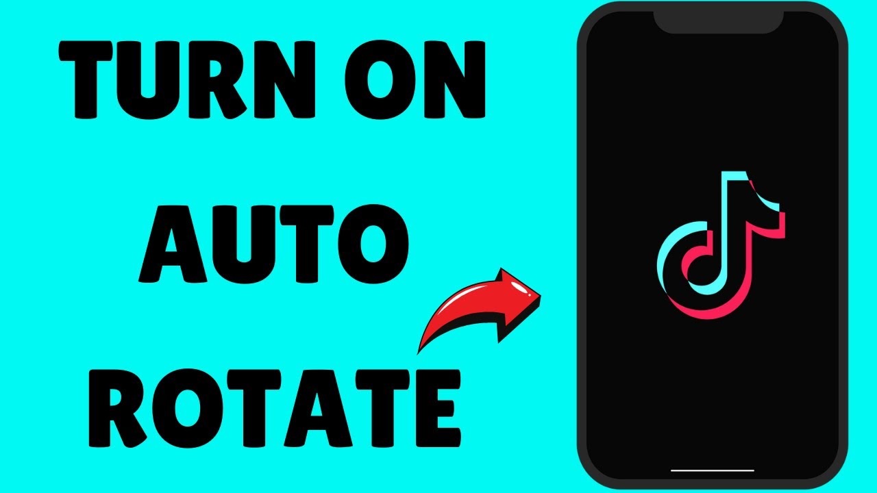 How To Turn On Auto Rotate On TikTok - YouTube