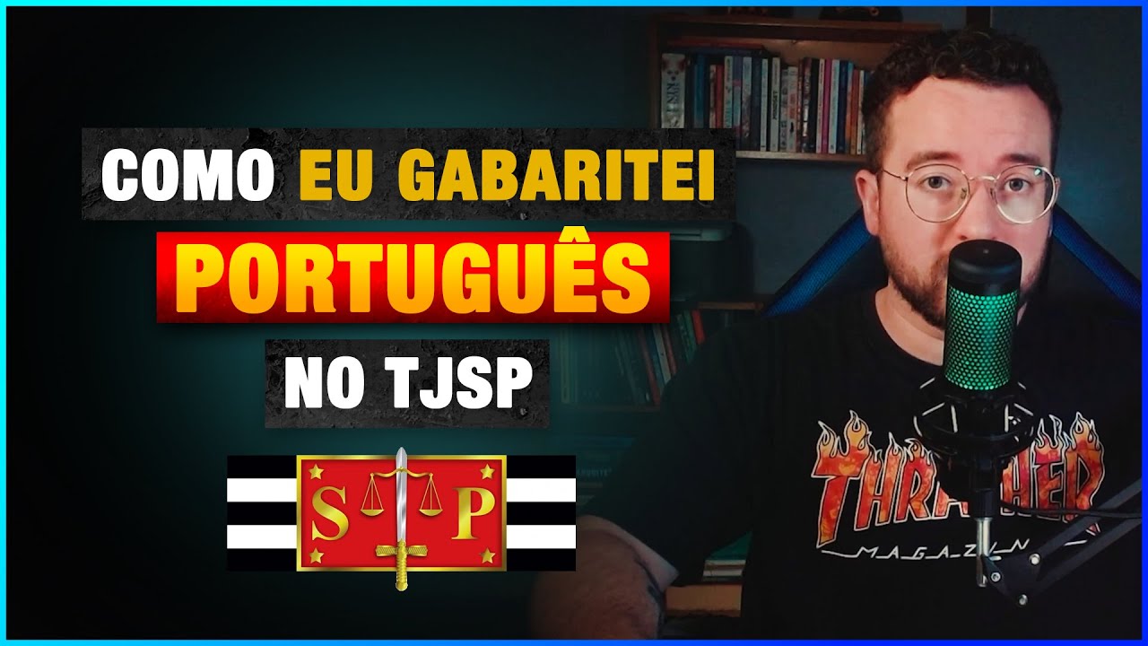 Gabarite PORTUGUÊS no TJSP fazendo apenas isso - YouTube