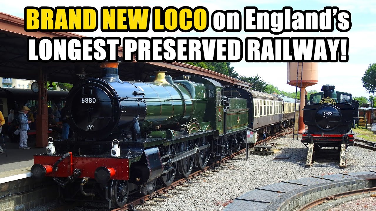 BRAND NEW LOCO on England's LONGEST PRESERVED LINE! | 6880 'Betton ...