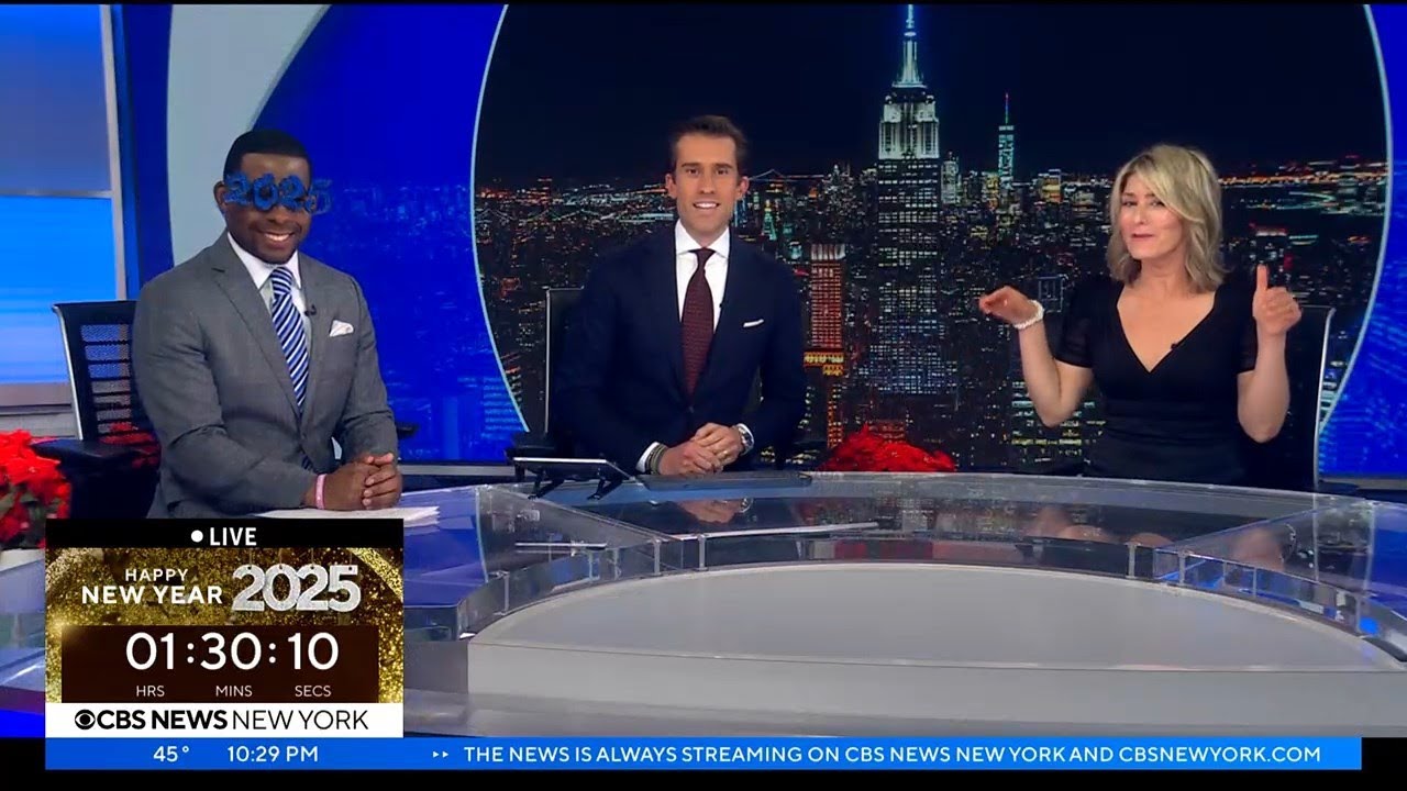 WCBS | CBS News New York at 11pm - Last Edition of 2024 - December 31 ...