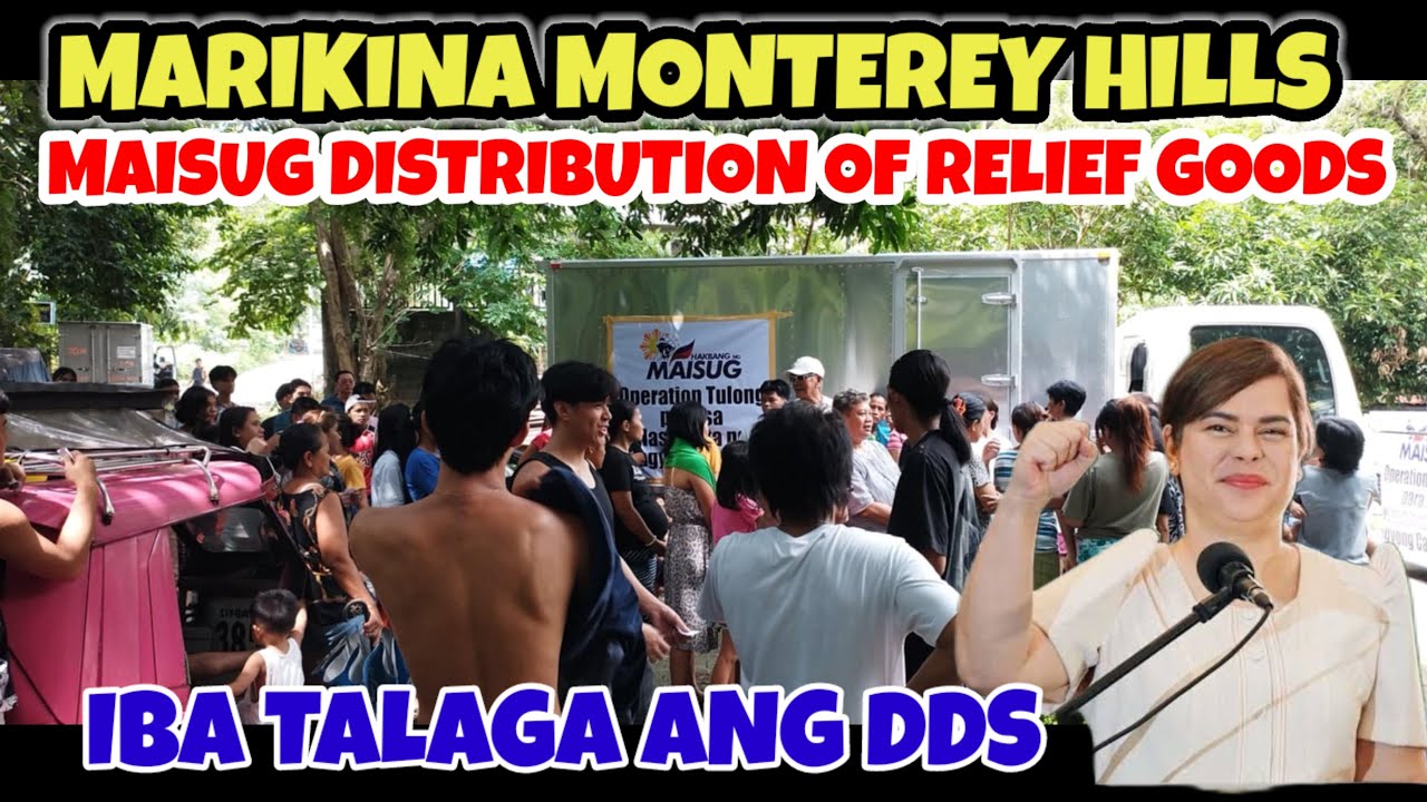 MAISUG DISTRIBUTION OF RELIEF GOODS - YouTube