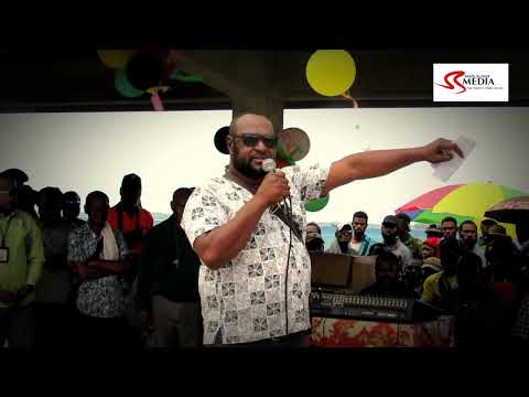 HON. STANLEY SAMBAN - OPENING OF WEWAK SEALING ROAD & BOAT STOP@Wewak ...