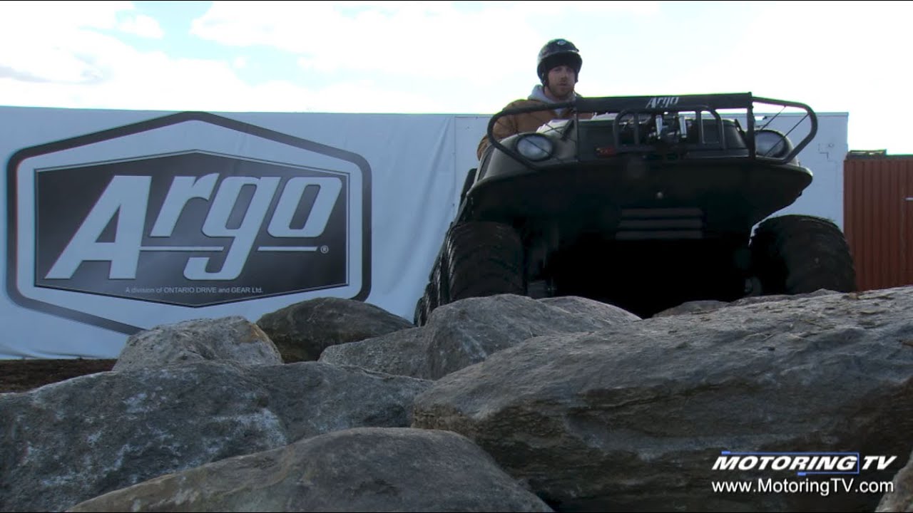 Motoring TV meets the Canadian-made Argo amphibious ATV - YouTube