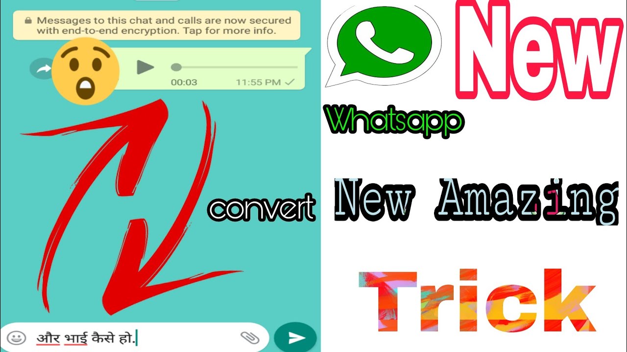 Whatsapp Amazing Trick You Should Try This - YouTube