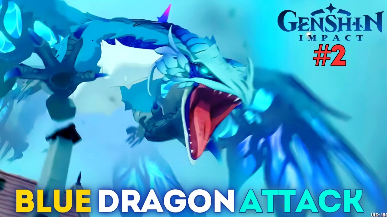 BLUE DRAGON ATTACK ON CITY | GENSHIN IMPACT 🐉🌆 - YouTube