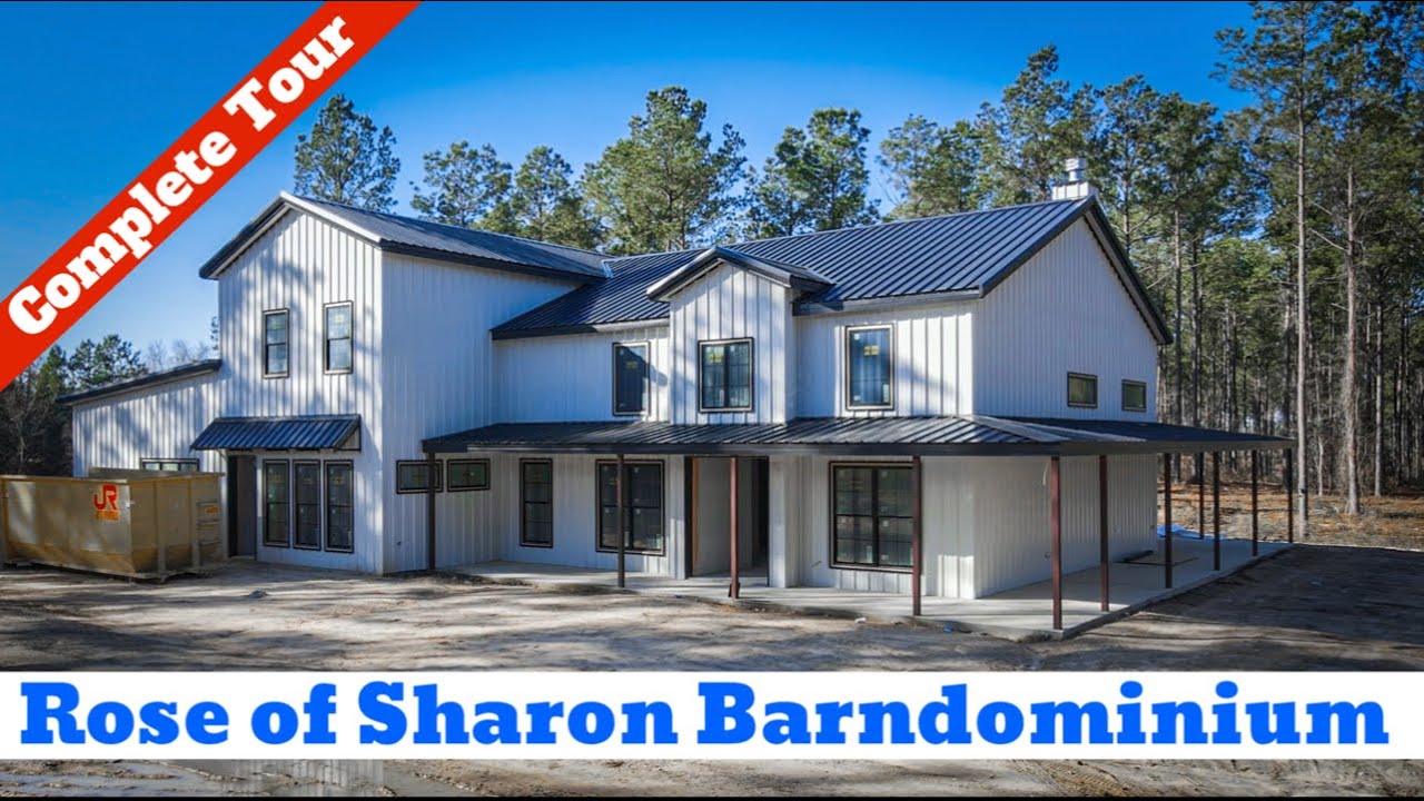 Barndominium Tour - Rose of Sharon Barndominium - 3 Bedroom - 2.5 Baths ...