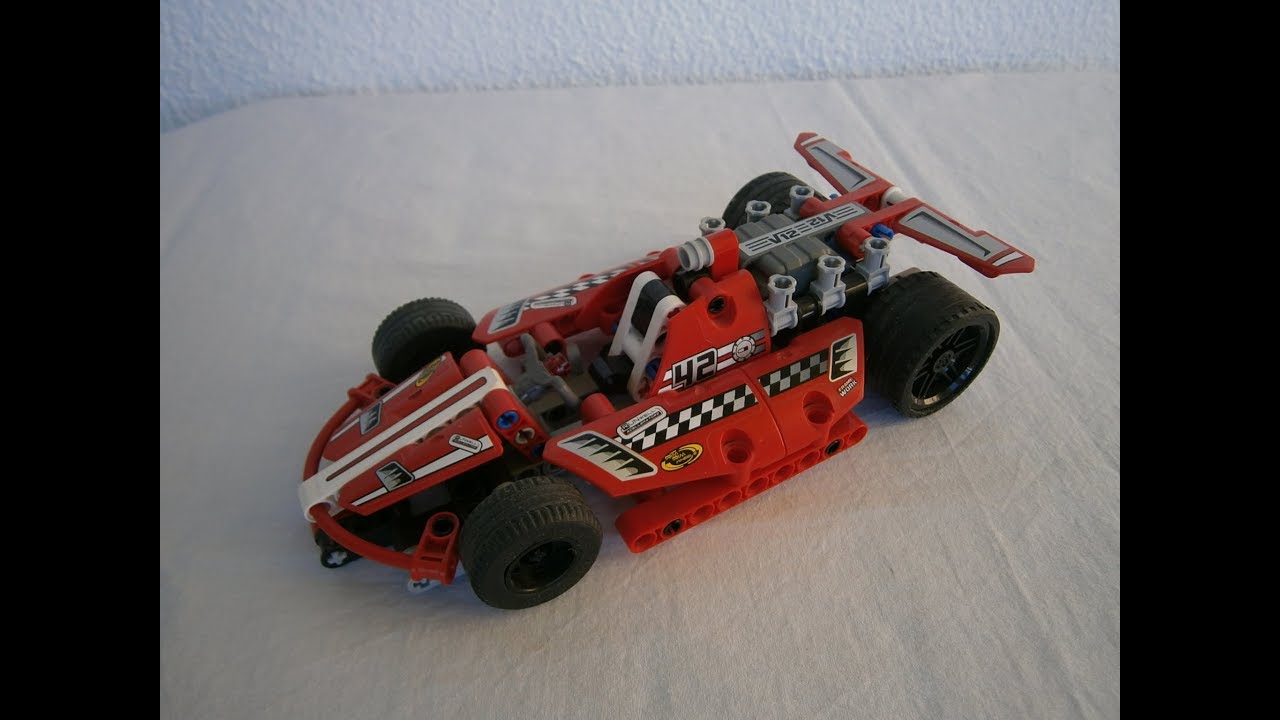 Lego Technic : Race Car Pullback Motor, Set 42011 - YouTube