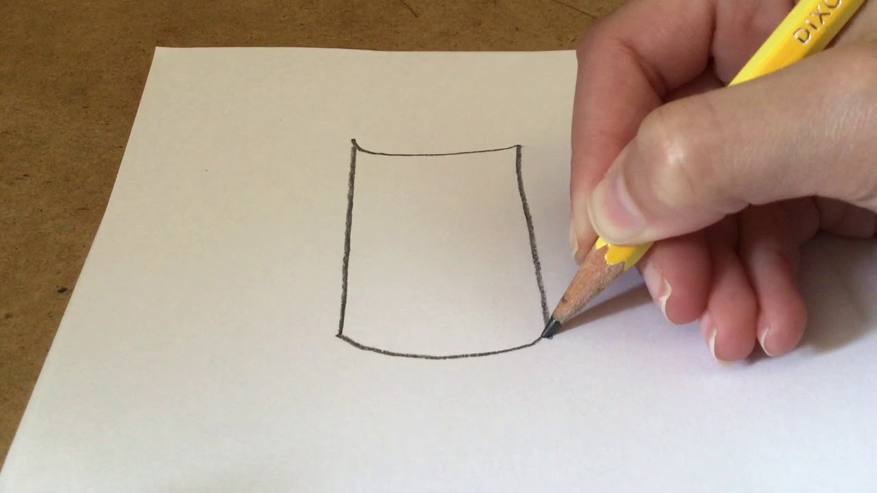 Drawing Simple 3D Shapes on a Flat Piece of Paper! - YouTube