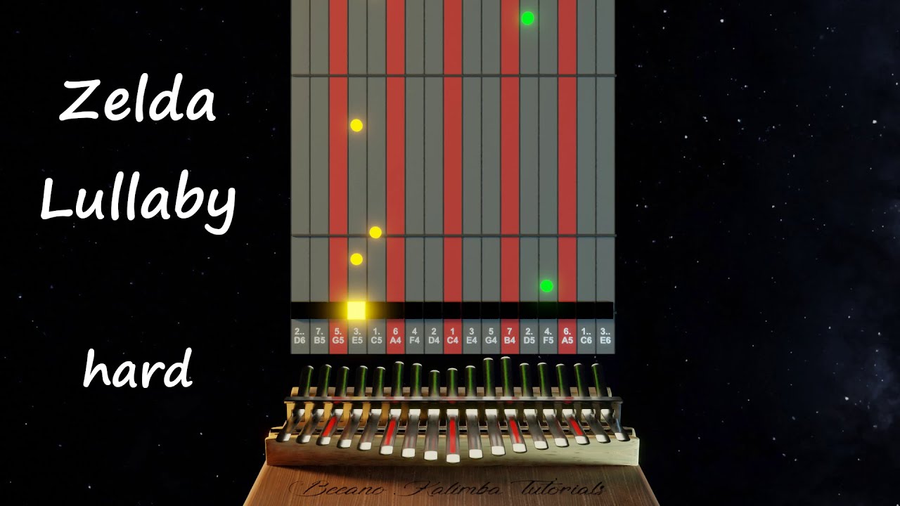 Kalimba tutorial - Zelda Lullaby - YouTube