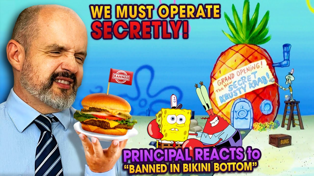 School Principal Reacts to SpongeBob SquarePants S5E20 - "Banned in ...