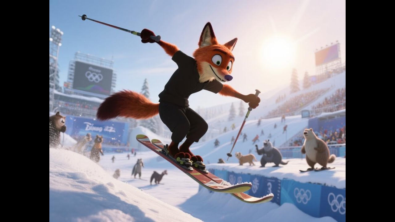 Winter Sports Fun with Animal Friends - YouTube