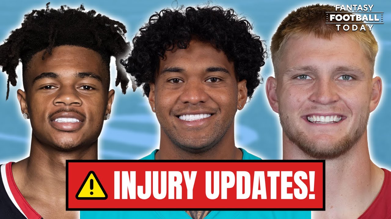 Week 4 Injury Report: Tua Tagovailoa, Tank Dell, Trey McBride, & More ...
