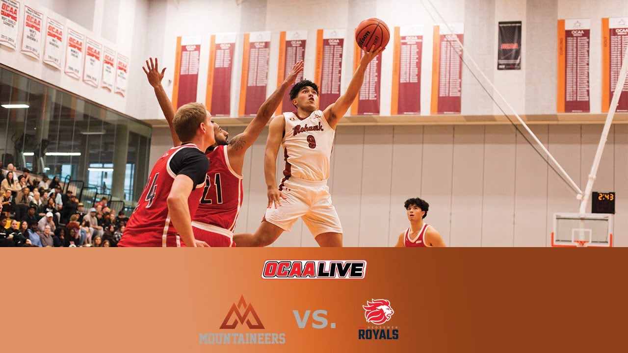 2023-24 Mohawk Men's Basketball vs. Redeemer - YouTube