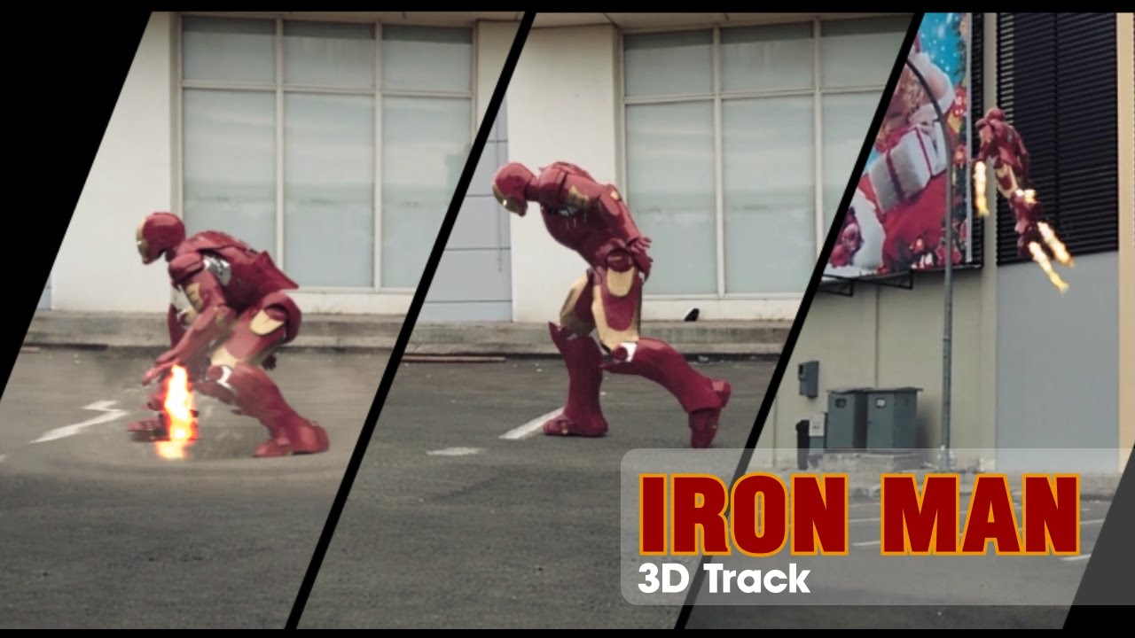 Iron Man - 3D Track Test - Animation - YouTube