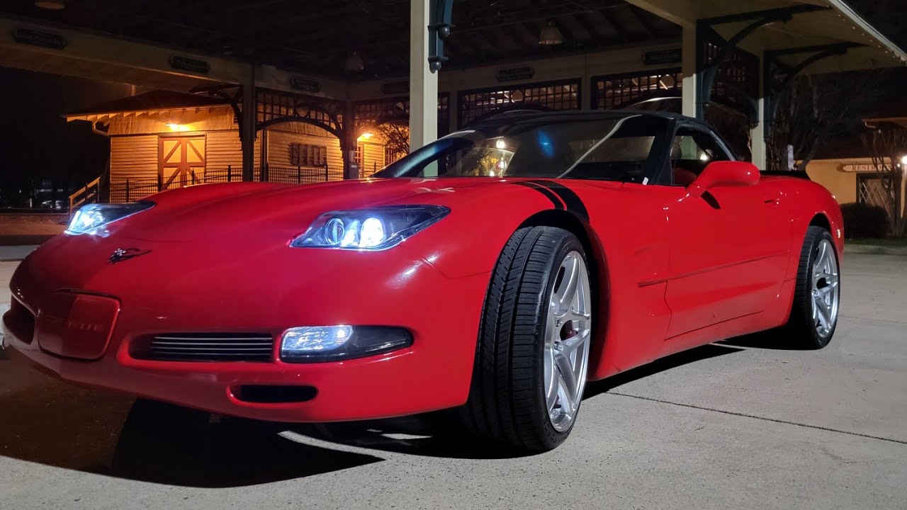 c5 corvette fixed headlight install part 2.5 finally - YouTube