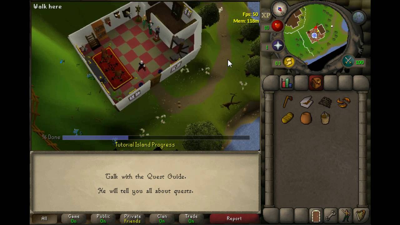Getting off of Tutorial Island - YouTube
