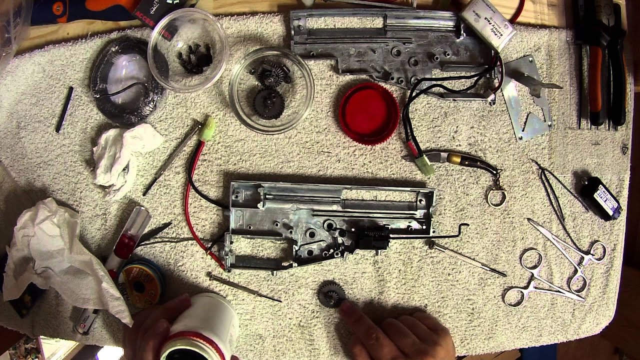 Airsoft Tuto: Démontage/upgrade/remontage du Famas - YouTube