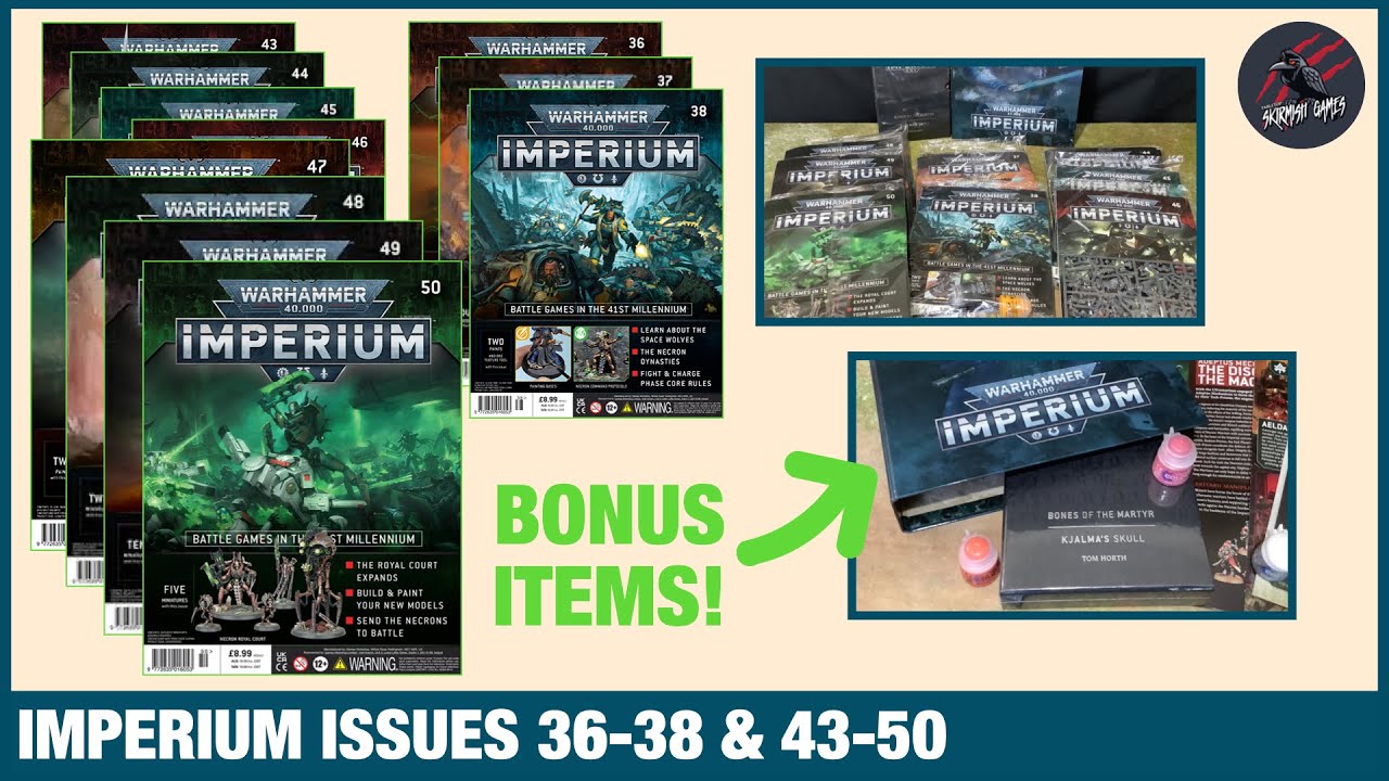 IMPERIUM MAGAZINE ISSUES 36-38 & 43-50 Flick Through Catch Up Review ...