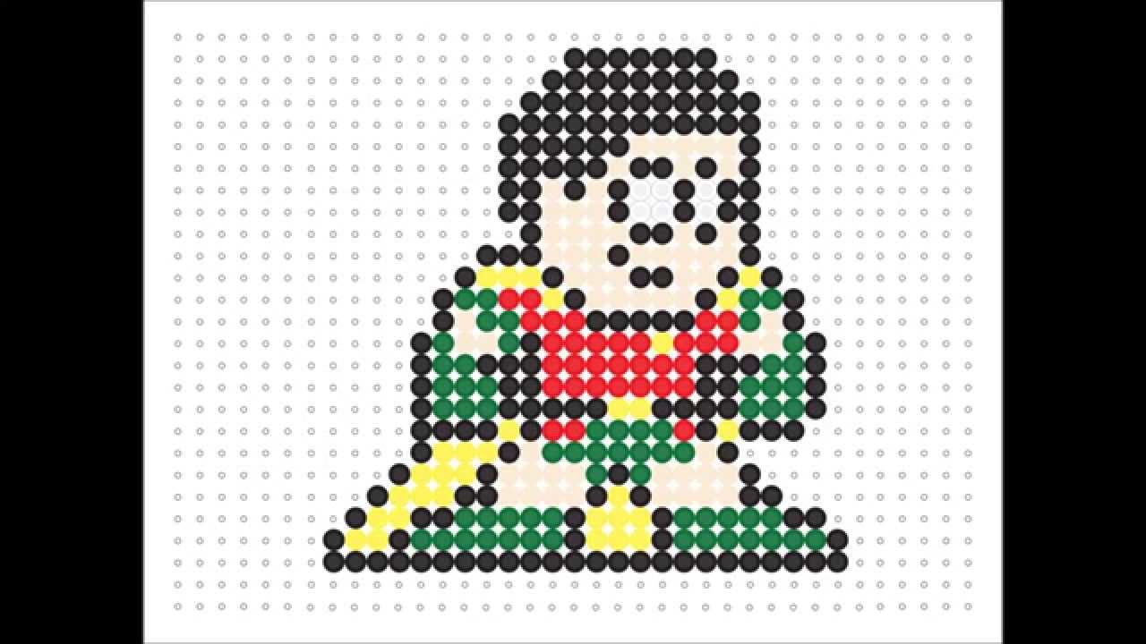 Hama Bead Robin (DC Comics Series #7) - YouTube