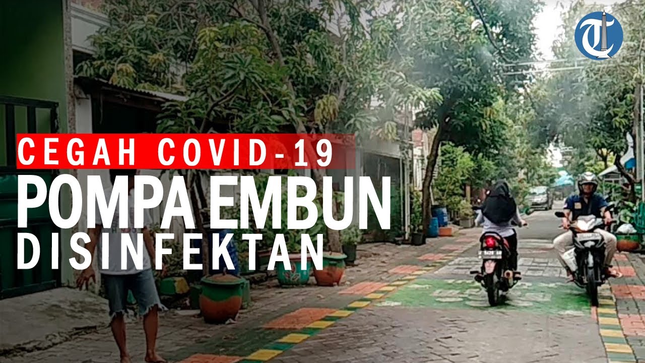 KEREN! Kampung di Surabaya Ciptakan Pompa Embun Disinfektan - YouTube