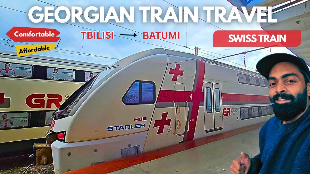 GEORGIAN TRAIN TRAVEL - Tbilisi to Batumi – (ENGLISH SUBS) - YouTube