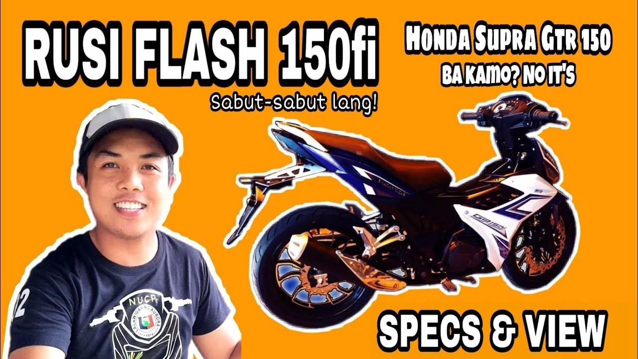 HONDA SUPRA GTR 150 NG RUSI "FLASH 150" | SPECS & VIEW - YouTube