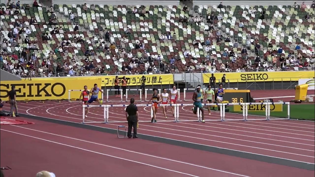 Men's 400m hurdles Final Rai BENJAMIN 48.60 Seiko GGP TOKYO2022 - YouTube