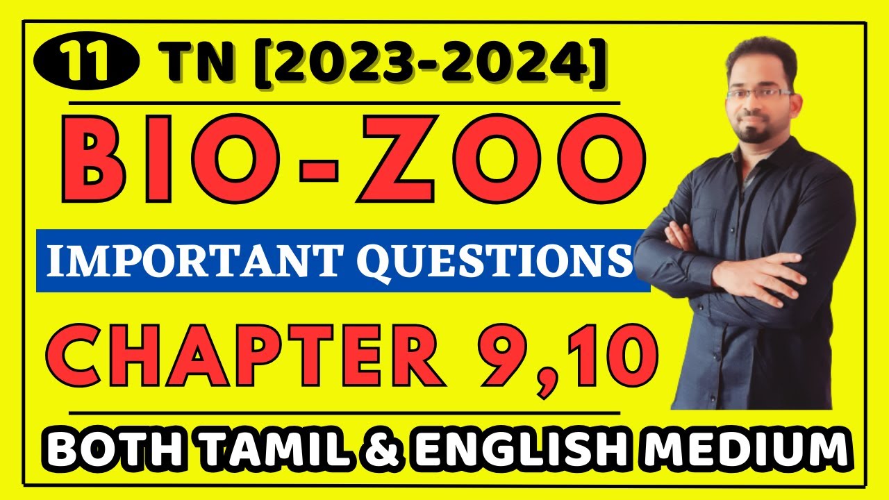 11th Bio Zoology Chapter 9 & 10 important Questions 2023 | 11th Bio ...