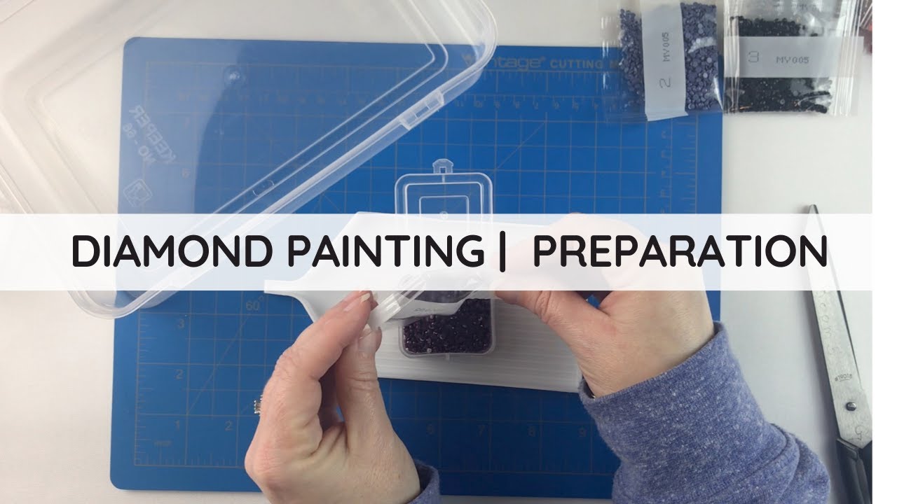 Diamond Painting - Preparation | FG Normal Seahorse - YouTube