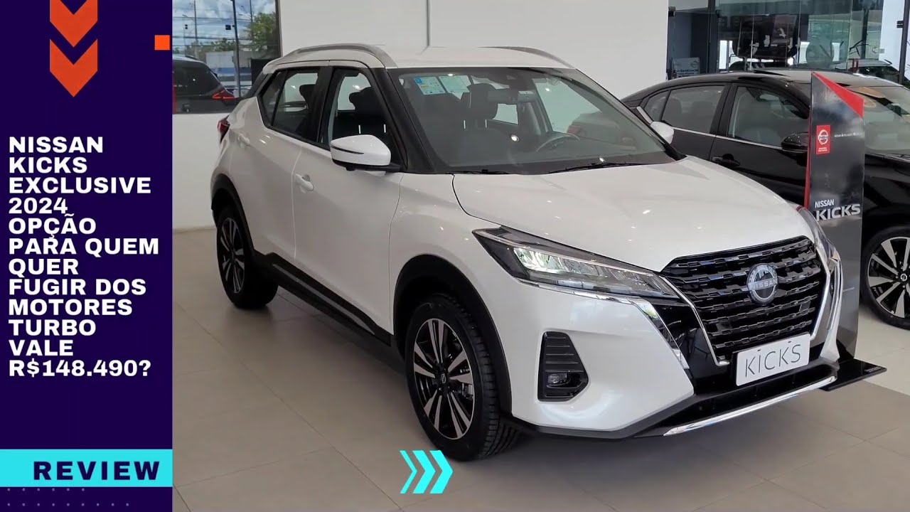 Nissan Kicks Exclusive 1.6 CVT 2024 chega custando R$148.490 repleto de equipamentos e economia ...