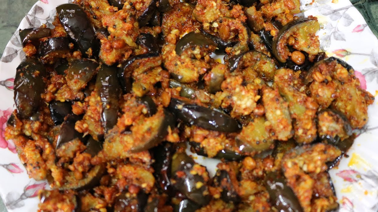 Tasty Brinjal Velluli Dry Fry | Side Dish For Chapati | Village Food ...