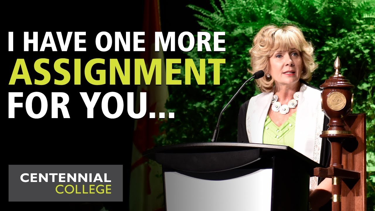 Centennial College President Ann Buller's 2017 Convocation Address ...