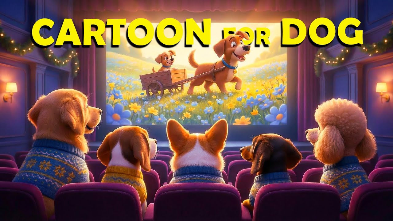 Cartoons for Dogs to Watch, in Colors They Can See! Adventure in ...