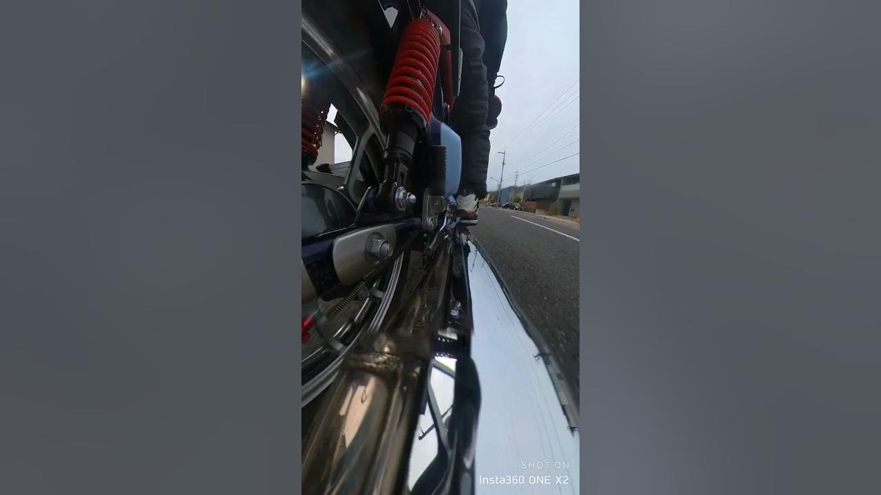 スーパーカブC125 yssハイブリッドリアサスペンション交換後 試走 - YouTube