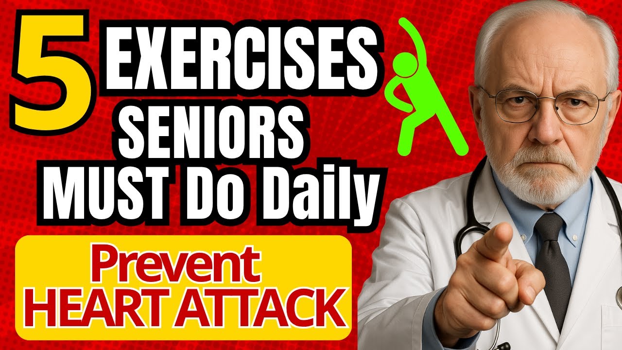 Top 5 Exercises Seniors Must Do Daily to Prevent a Heart Attack - YouTube