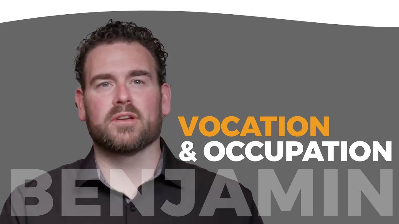 Meet Benjamin: Occupation meets Vocation - YouTube