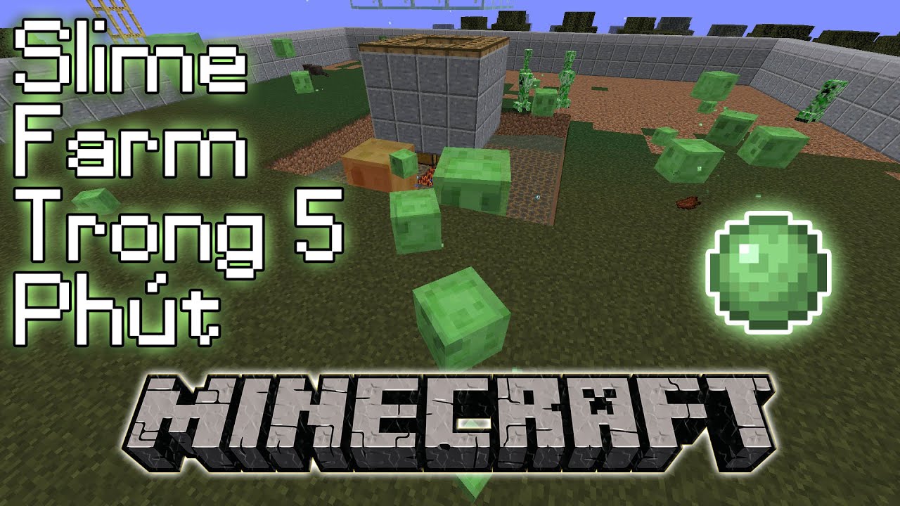 Máy Farm Slime Đơn Giản Nhất Minecraft | Cách Làm Trong 5 Phút! - YouTube