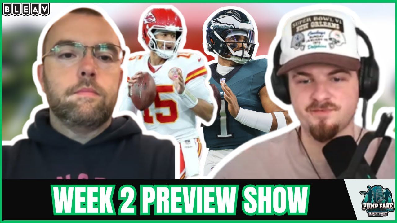 Previewing EVERY NFL Week 2 Game with Matt Verderame | The Pump Fake ...