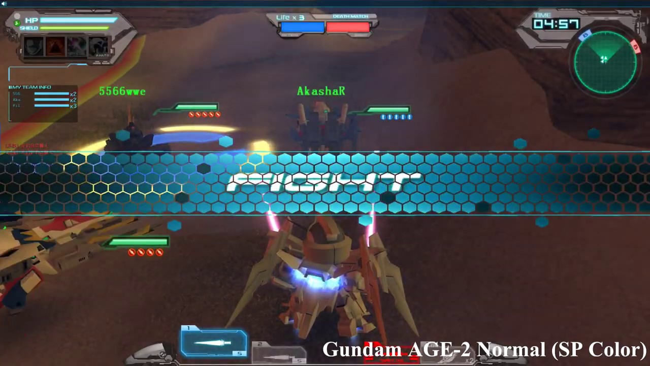 SD Gundam Online - Gundam AGE-2 Normal (SP Color) [กระเพราไก่ไข่ดาว ...